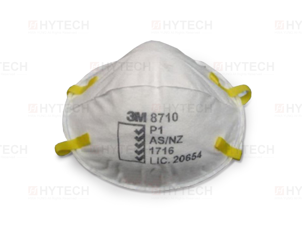3M-8710 P1拋棄式防塵口罩 | HYTECH 華湧科技
